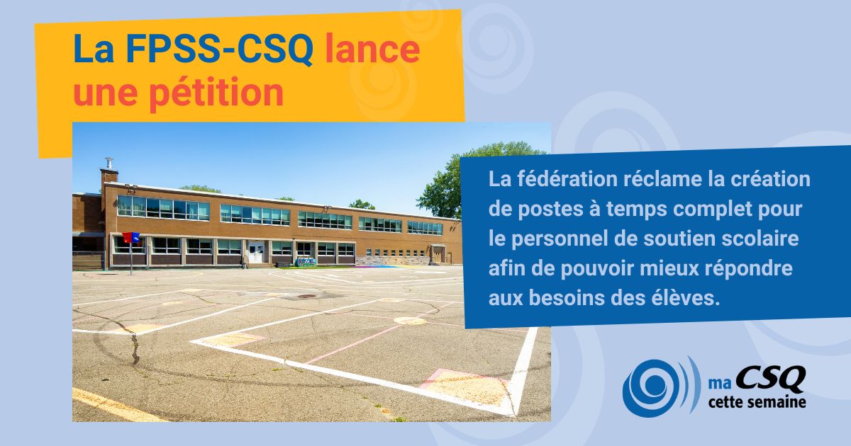 Des postes à temps complet réclamés – Centrale des syndicats du Québec ...
