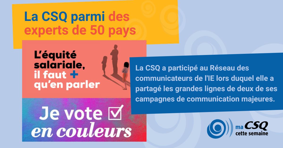 La CSQ présente ses campagnes à l’international – Centrale des ...