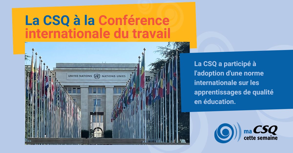 Apprentissages de qualité: la CSQ participe à l’adoption d’une norme ...