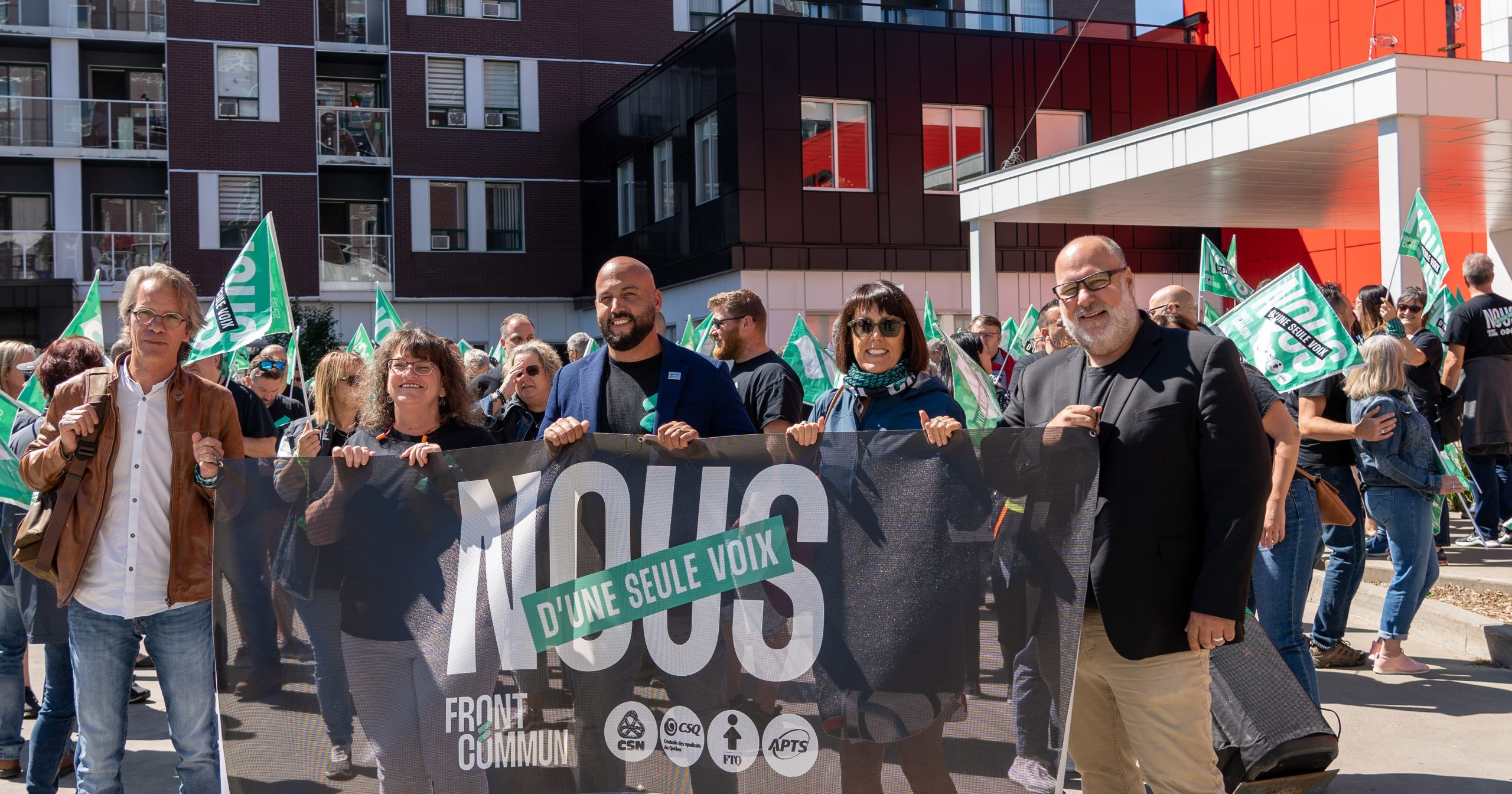 Le Front commun prend la rue à Trois-Rivières – Centrale des syndicats ...